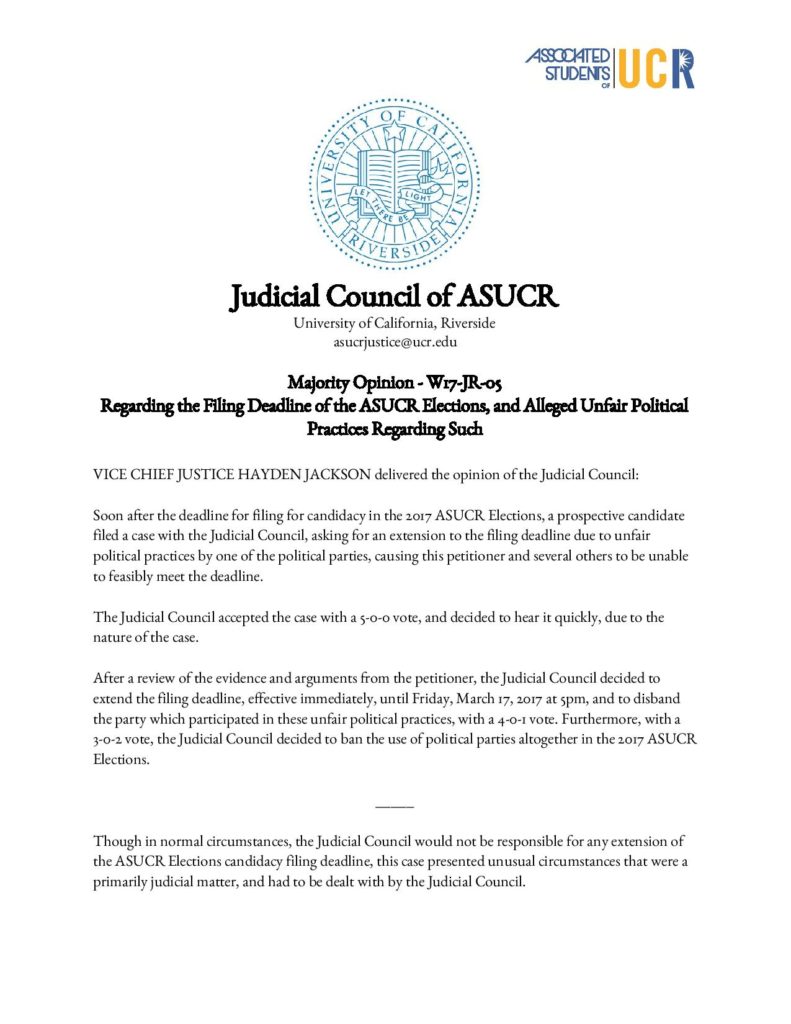 Inside ASUCR’s battle over controversial judicial ruling