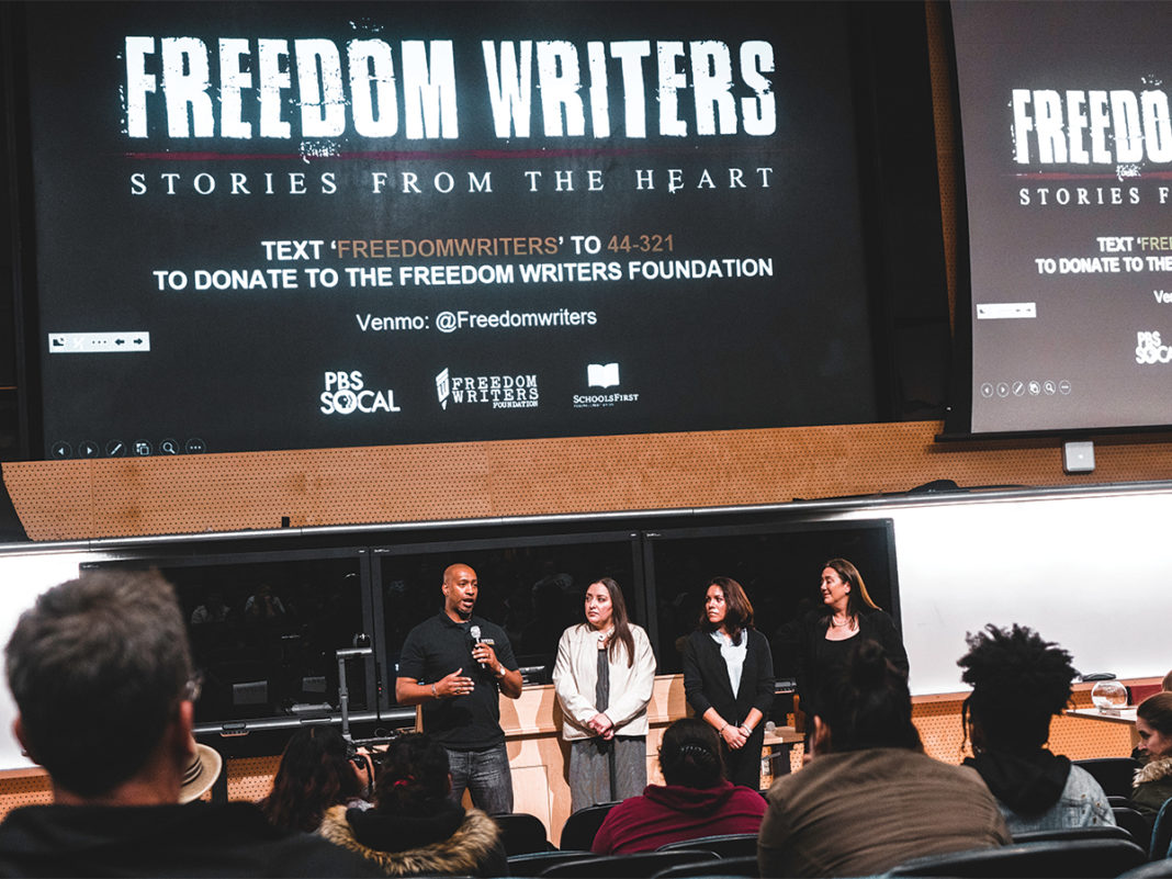 Erin Gruwell and the Freedom Writers discuss overcoming challenges and ...
