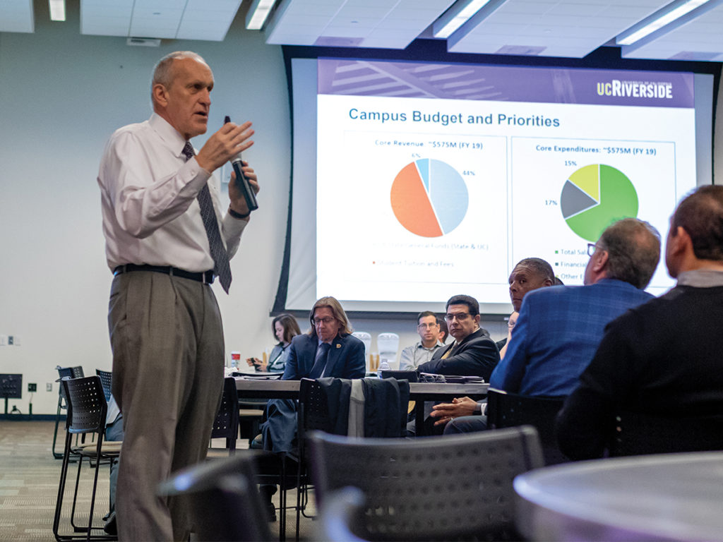 Chancellor Wilcox holds fall campus update - Highlander