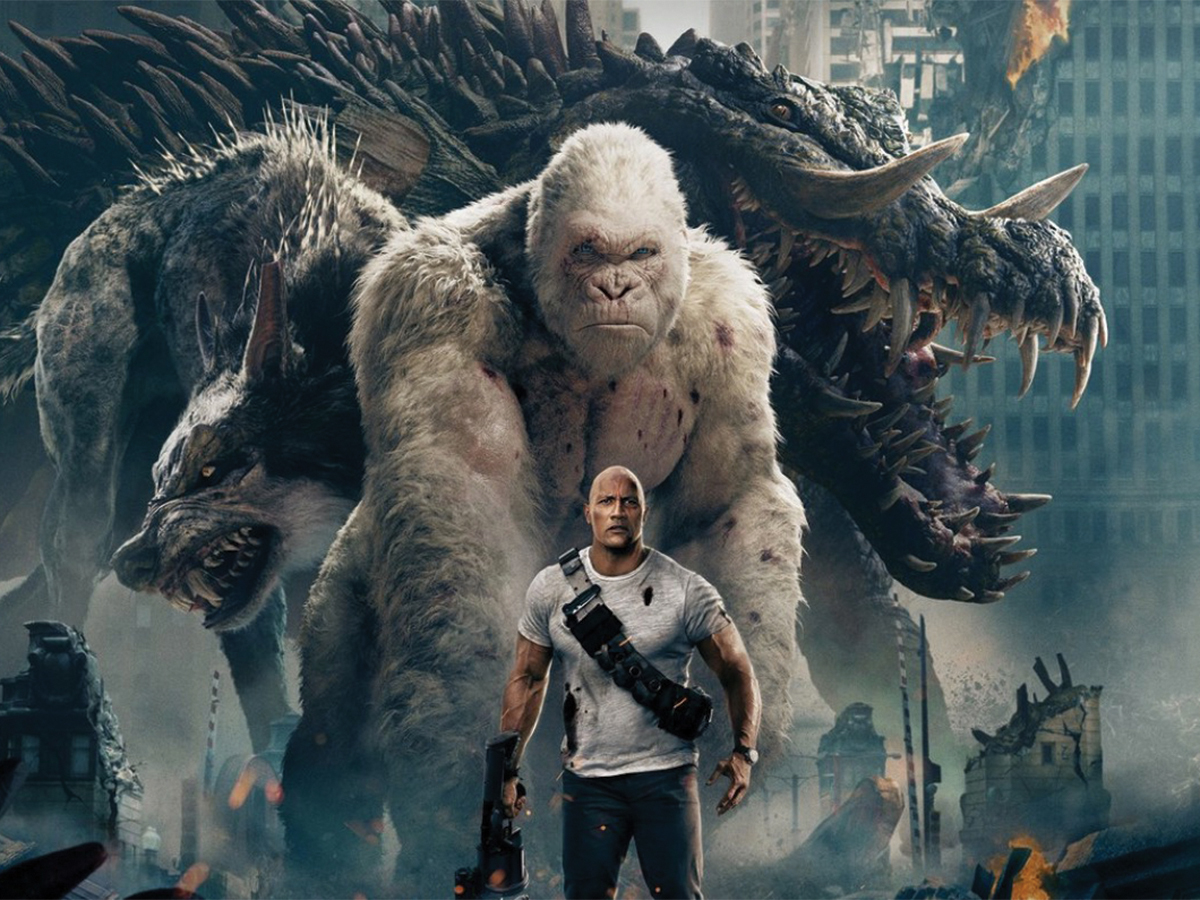 “Rampage” has some of the dumb fun we want out of it, just not enough ...
